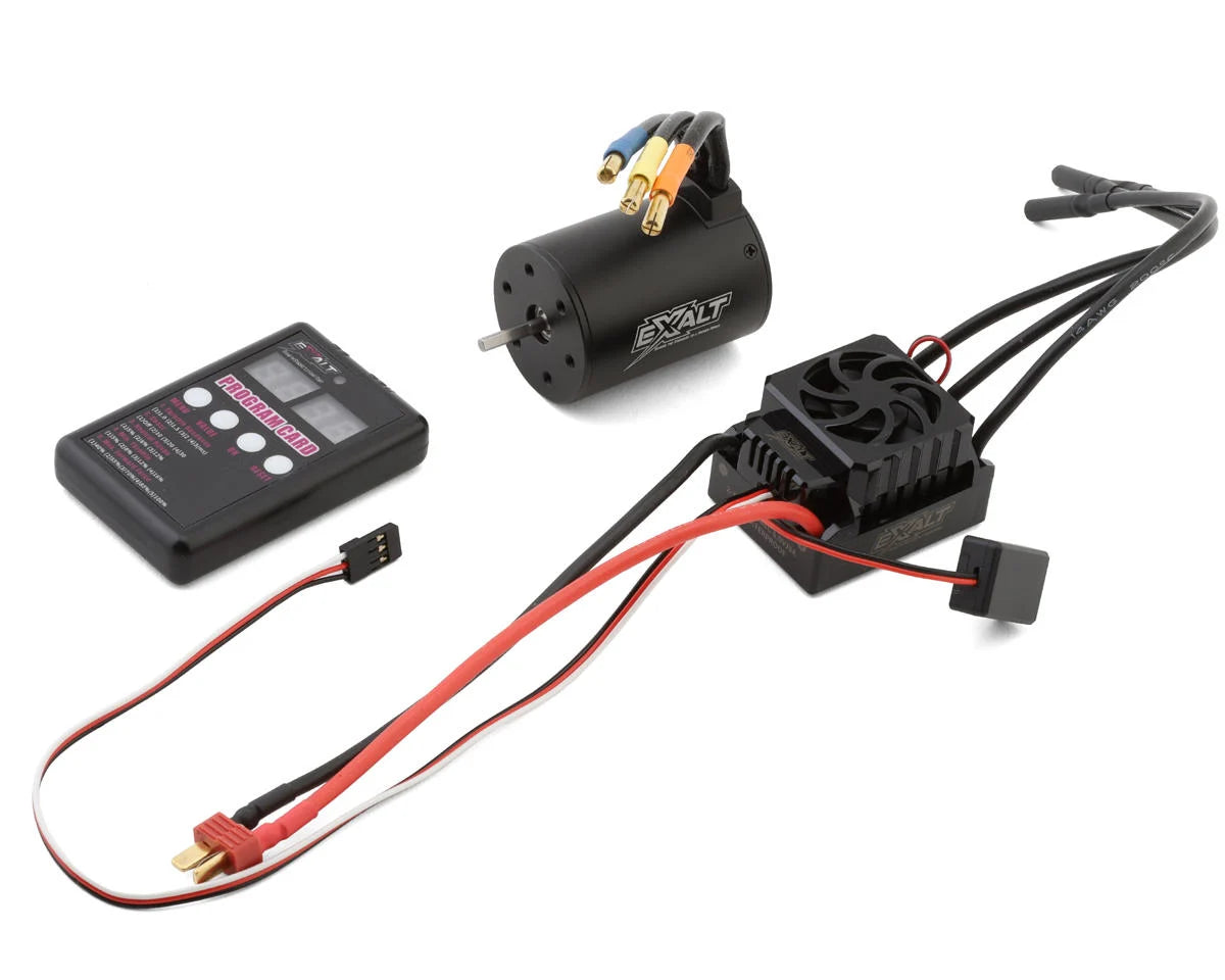 Team Exalt 1/10 Brushless Sensorless ESC & Motor Combo (4350kV) w/Prog ...