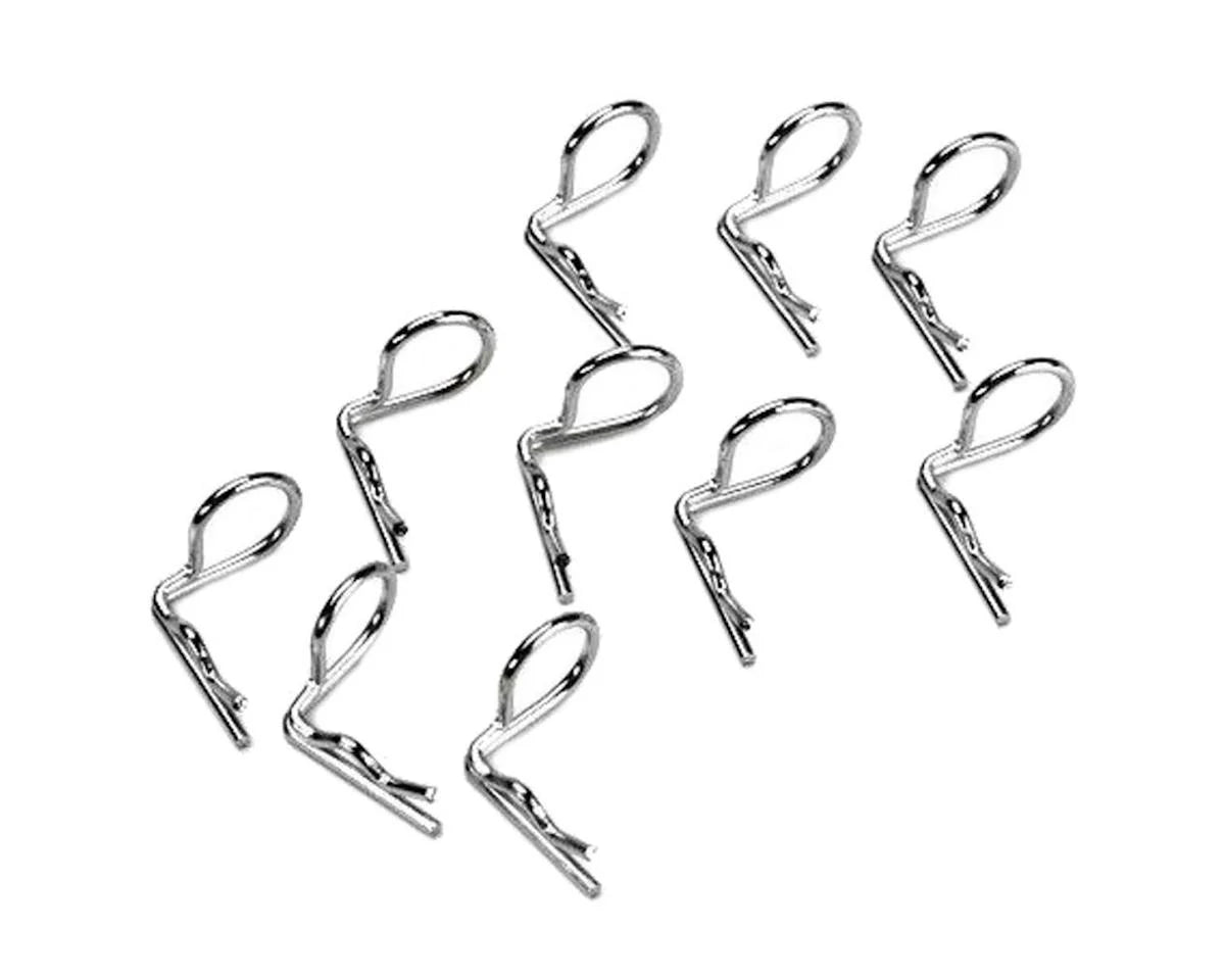 Hot Racing 90 Degree Bend Body Clips (10) (Silver) – Northwest hobbies
